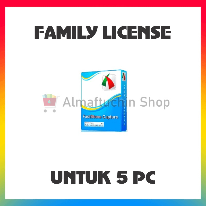 Jual License FastStone Capture Pro Family Untuk 5 PC Lifetime | Shopee ...