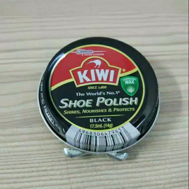 Jual KIWI PASTE BLACK KALENG KECIL 17ml SEMIR SEPATU HITAM MENGKILAP | Shopee Indonesia