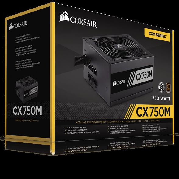 Jual Ready Stock] Psu Corsair Cx750M - 750 Watt Modular Atx Power Supply | Shopee Indonesia