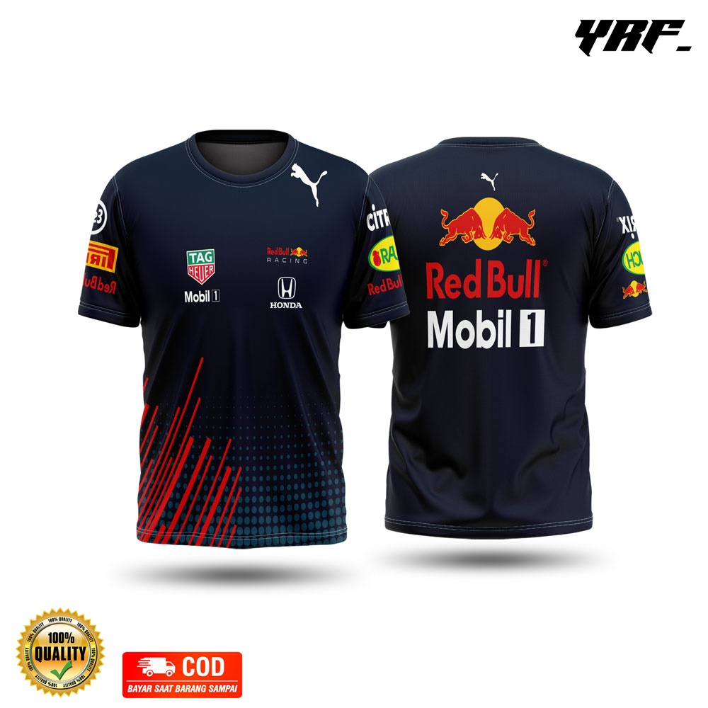 Jual Kaos Baju Jersey F1 Redbull Racing Team Formula One 2022 Red bull ...