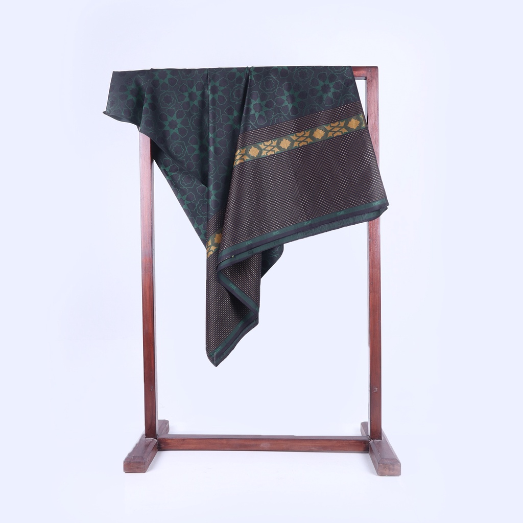 Jual Kain Batik BHS Excellent Motif Jacquard Warna Hijau Hitam | Shopee ...
