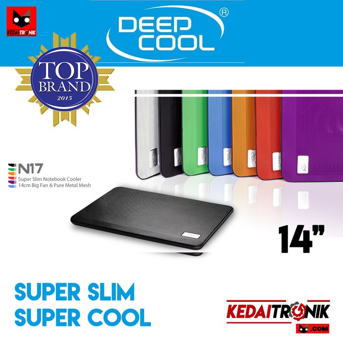 Jual DEEP COOL N17 Cooling Pad Notebook/ Laptop Cooler Fan DEEPCOOL ...