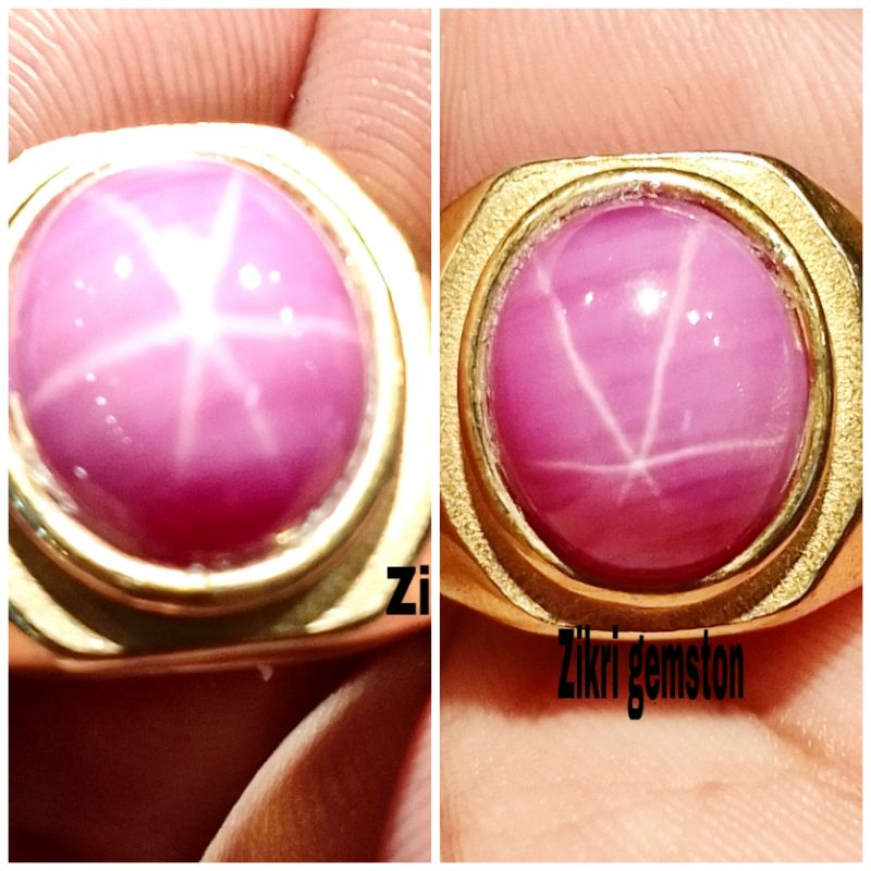Jual CINCIN BATU AMERICAN STAR MIRAH RUBY MEWAH HQ | Shopee Indonesia