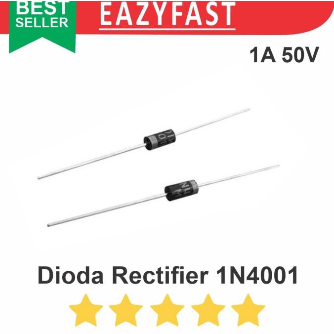 Jual Dioda Diode D in4001 1N4001 1N4007 Rectifier Penyearah efst90 Berkualitas | Shopee Indonesia
