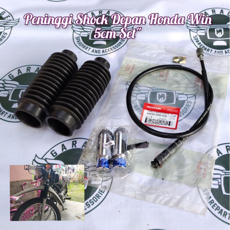 Jual Peninggi Shock Depan honda win 5cm Set PNP LEBIH MURAH | Shopee ...