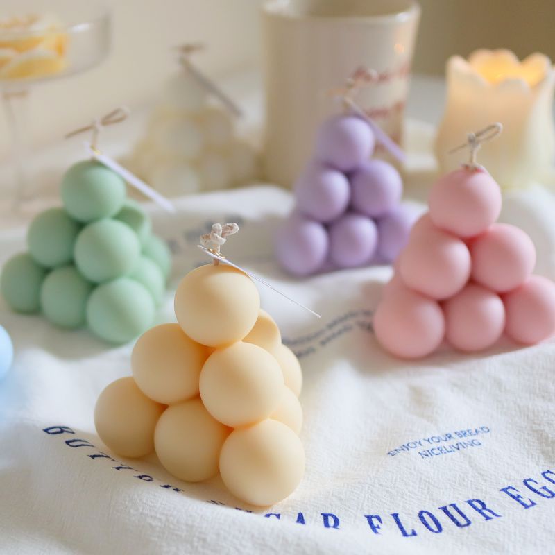 Jual [Candella Studio] Pyramid Bubble Cube Scented Candle | lilin ...