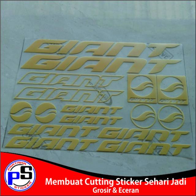 Jual Sticker sepeda Giant transparan timbul | Shopee Indonesia