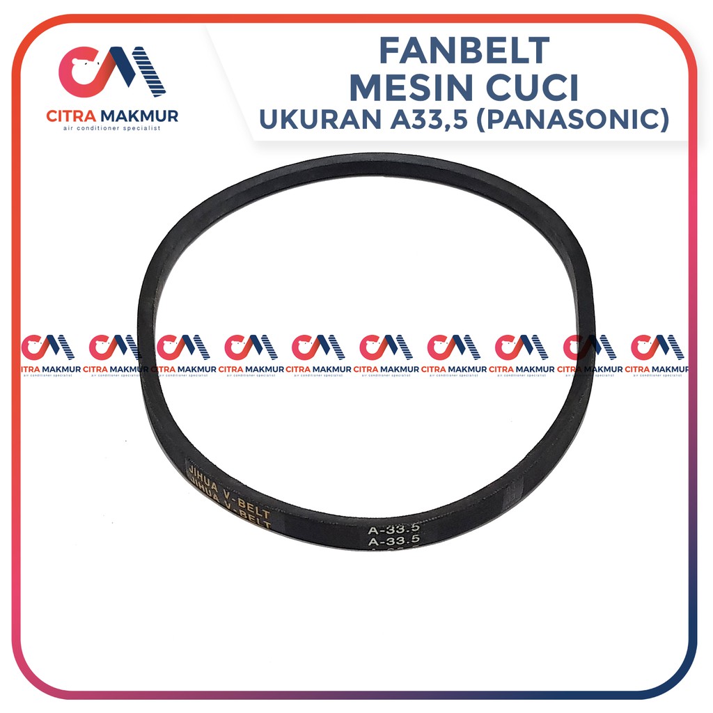 Jual Vanbelt A33.5 Mesin Cuci Panasonic V Van Fan Belt Panbel Fanbelt ...