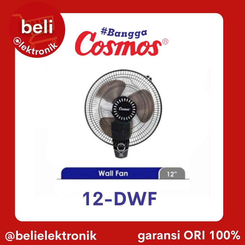 Jual COSMOS Kipas Angin Dinding Tembok Wall Fan 12 Inch 12 DWF | Shopee Indonesia