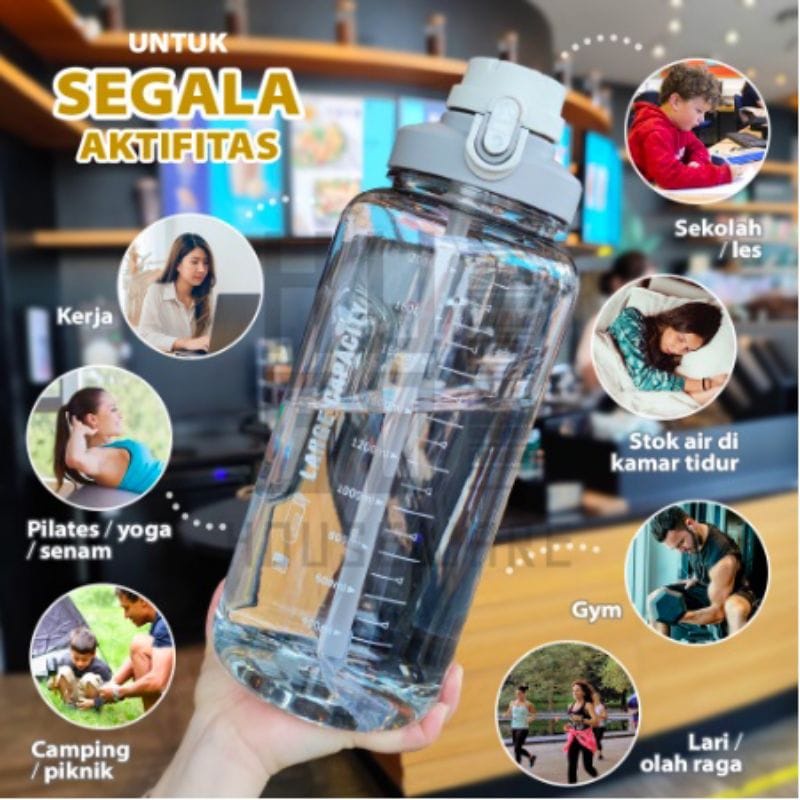 Jual BOTOL MINUM SELIYA BIG 2.4 LITER / BOTOL MINUM VIRAL BENING 2 ...