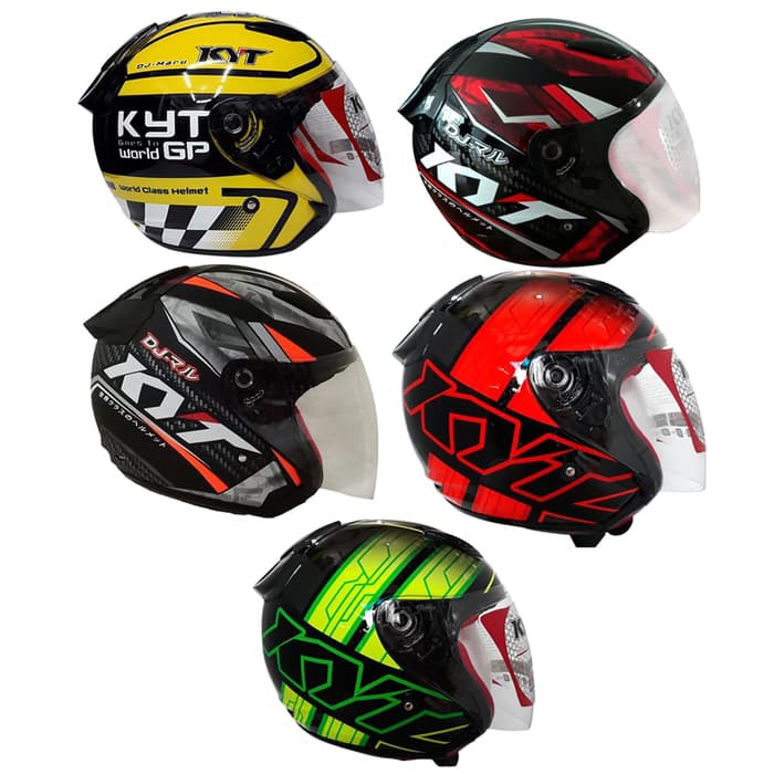 Jual Helm KYT DJ Maru Motif motor gp | Shopee Indonesia