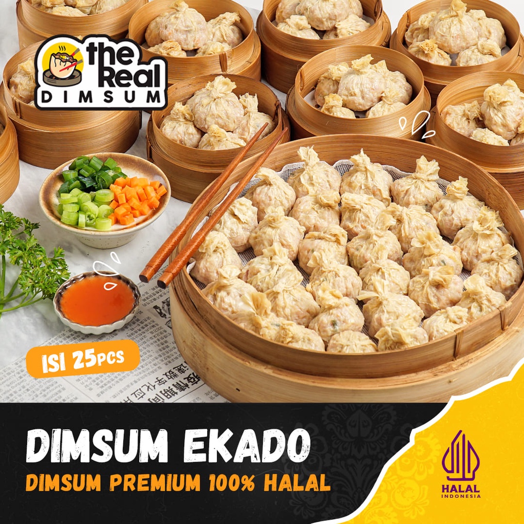 Jual Dimsum Ekado Halal Isi 25pcs Frozen | Shopee Indonesia
