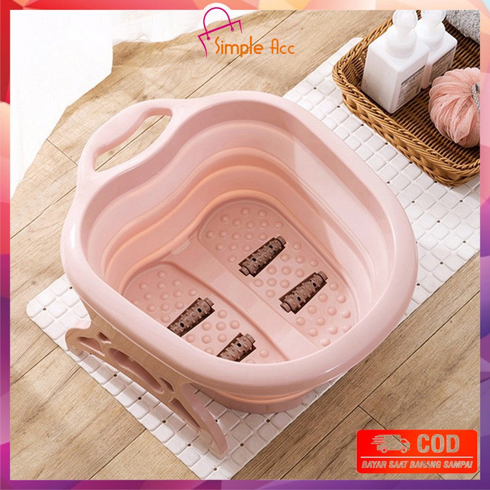 Jual ~COD~DO-C151 Baskom Lipat Rendam Pijat Kaki Refleksi Foldable ...