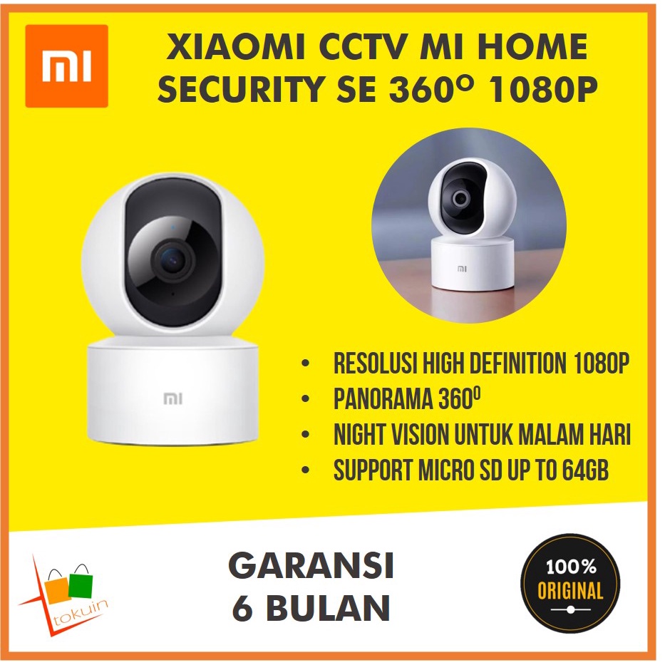 Jual Xiaomi CCTV Mi Home Security SE 360 IP Camera 1080p WiFi English ...