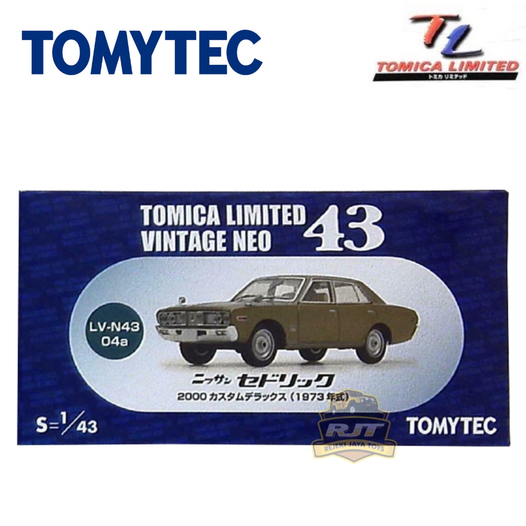 Jual Tomytec Tomica Limited Vintage Neo LV-N43 04a Nissan Cedric Custom DX (Brown) | Shopee ...