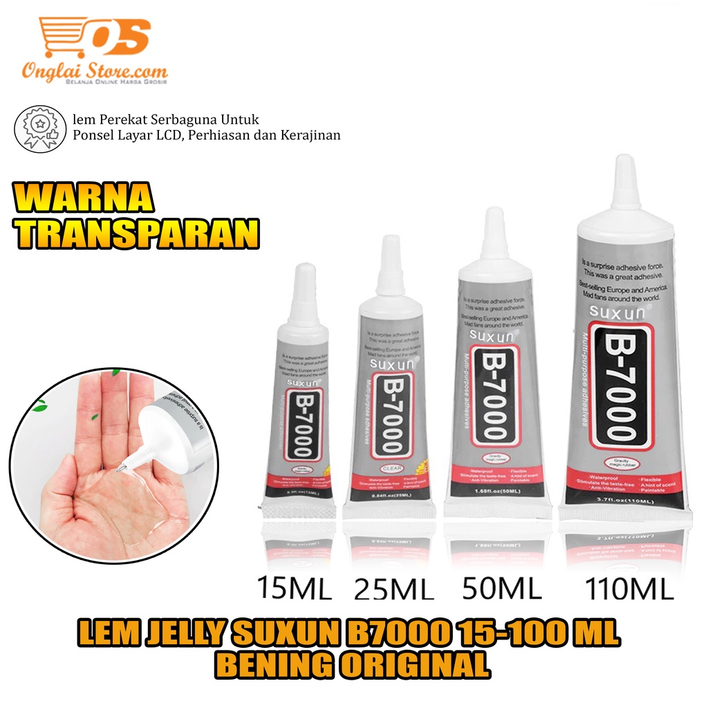 Jual Lem LCD Lem Touchscreen Lem Jelly Suxun B7000 Original | Shopee Indonesia
