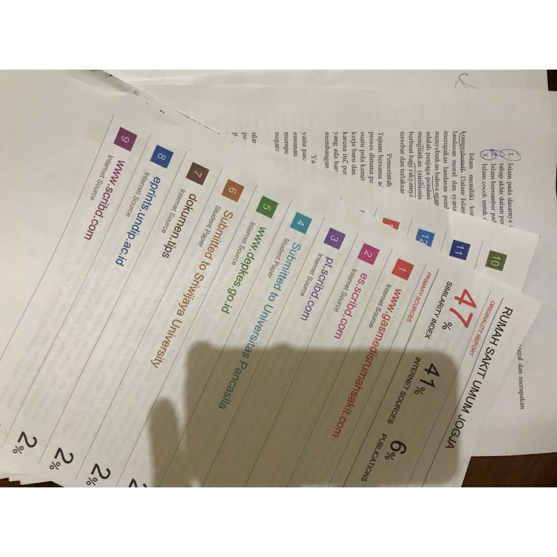 Jual kertas print hasil cek plagiasi | Shopee Indonesia