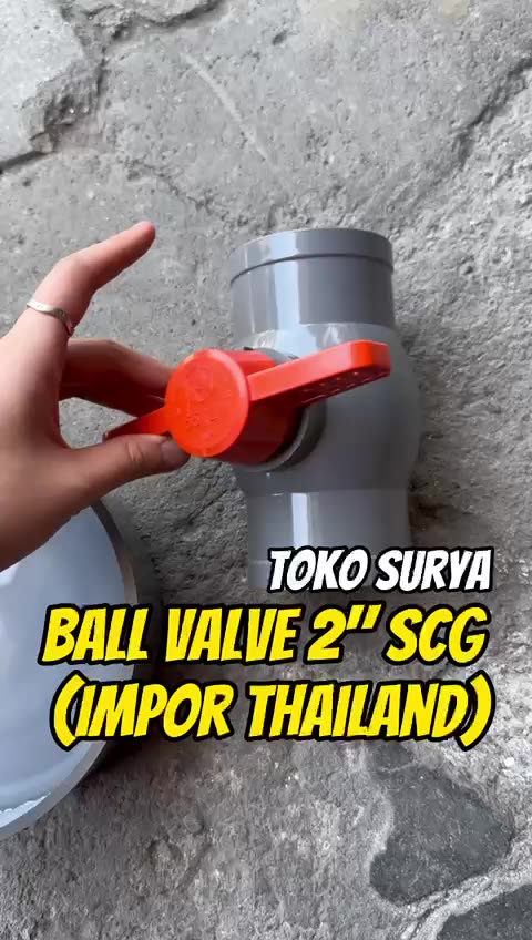 Jual Stop Kran 2" PVC STOP KRAN PVC 2" 2 inch Ball Valve 2" 2 inch ...