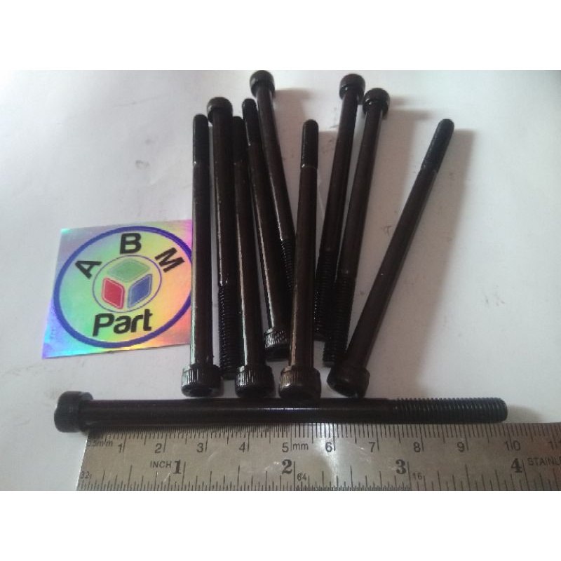 Jual Baut L Baja Hitam m6 x 100 atau Baut 10 Panjang 10cm | Shopee Indonesia