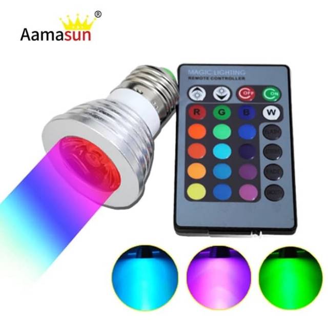 Jual LAMPU LED 16 WARNA DEKORASI RUANG | Shopee Indonesia