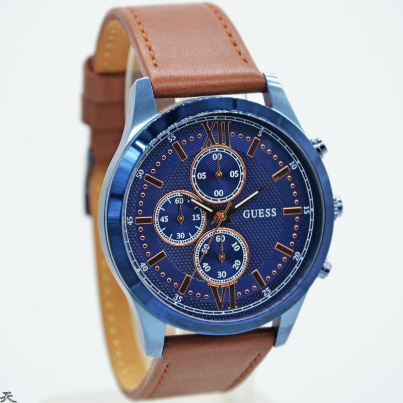 Jual Jam Tangan Pria Guess W0876G4 Leather Kulit Original Murah ...