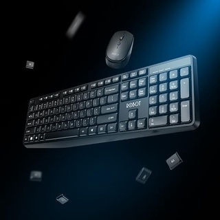 Jual Robot KM3100 Wireless Keyboard & Optical Mouse Combo Set (New ...