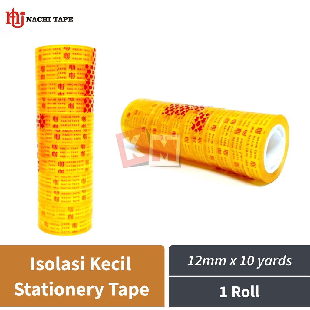 Jual Isolasi Selotip Nachi Kuning 12 mm / 1/2 Inch x 10 Yard | Shopee ...
