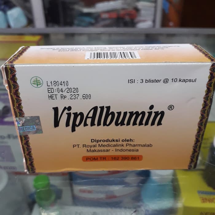 Jual Vip Albumin Kapsul (kemasan blister / perbox) | Shopee Indonesia