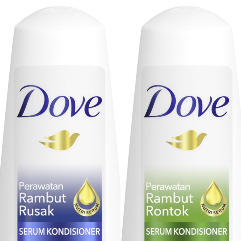 Jual Dove Conditioner Serum Rambut Rontok Dan Rambut Rusak 160 Dan 320 ...