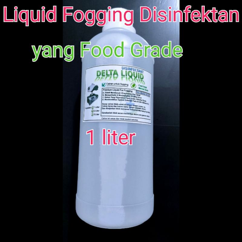 Jual Liquid atau cairan Fogging Disinfektan satu liter | Shopee Indonesia