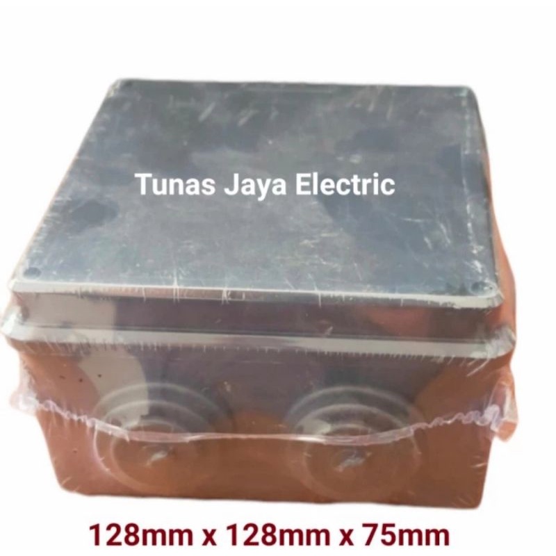 Jual Dorados Kotak / Junction Box 128 x 128 x 75mm HITAM | Shopee Indonesia