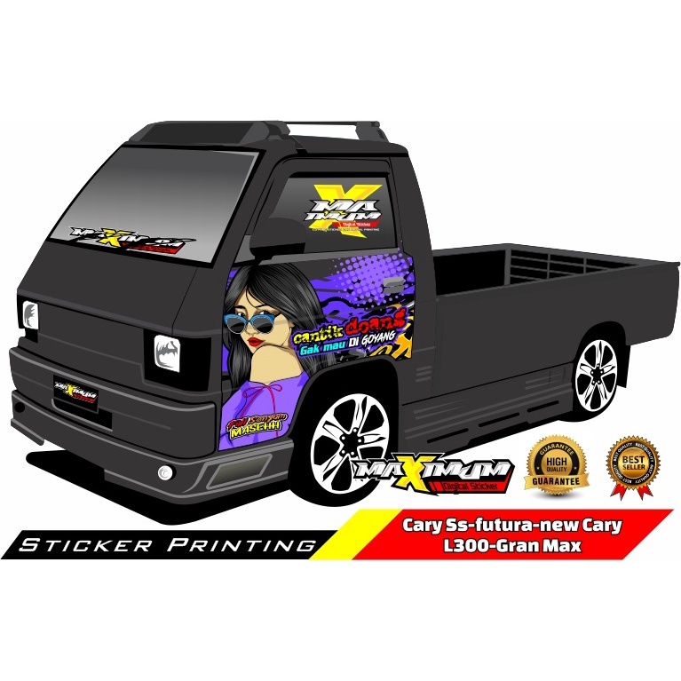 Jual STICKER PINTU SAMPING L300 / STICKER PINTU SAMPING ALL TYPE MOBIL ...