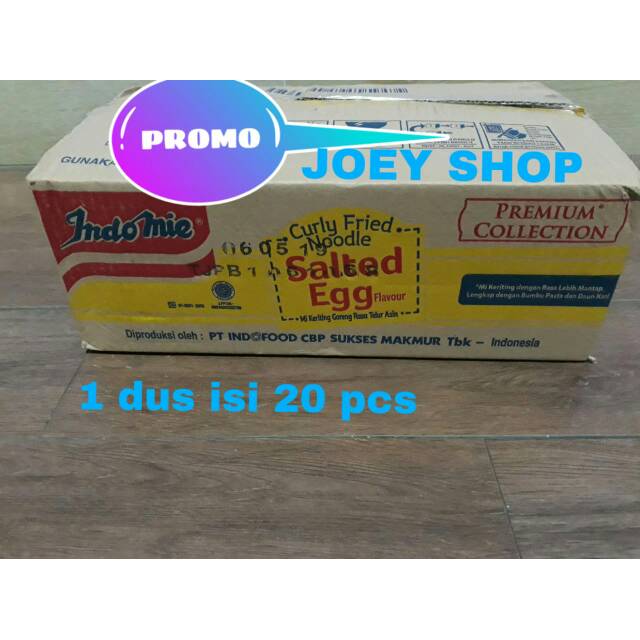 Jual Indomie Salted Egg Rasa baru kekinian Khusus dus an | Shopee Indonesia