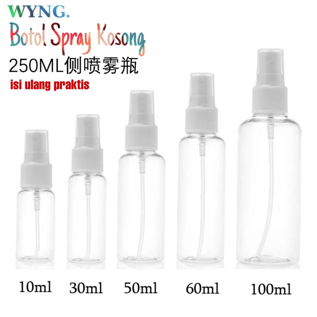 Jual Botol Mini Spray Parfum 250ml 100ml 5 60ml 30ml Semprot Bottle ...