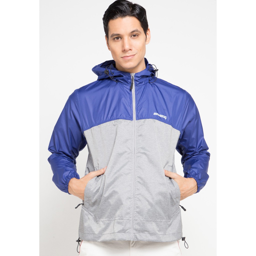 Jual Sharks - Windbreaker Outdoor Jacket - Biru [SGG2712656KK] | Shopee ...