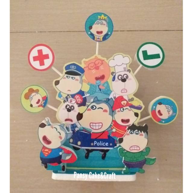 Jual Cake topper Wolfoo | Shopee Indonesia