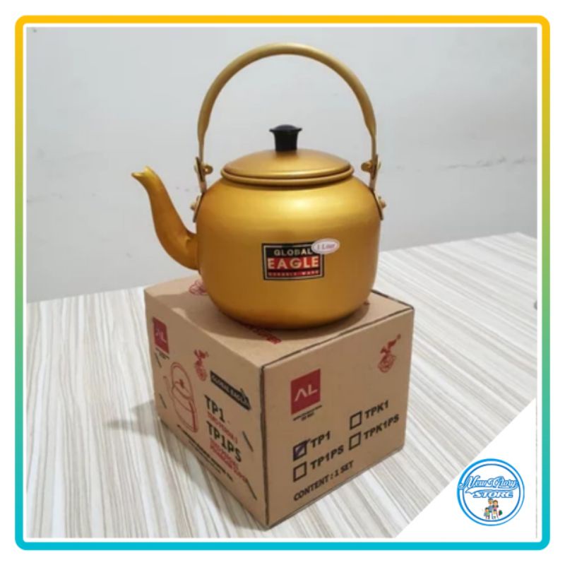 Jual Teko Emas Persia / Teko Kuning Global Eagle Uk 1 liter | Shopee ...