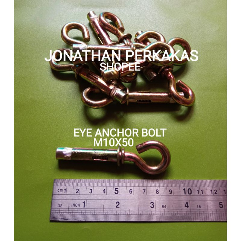 Jual eye anchor bolt m10x50(2pcs) dynabolt eye m10x50(2pcs) dynabolt ...