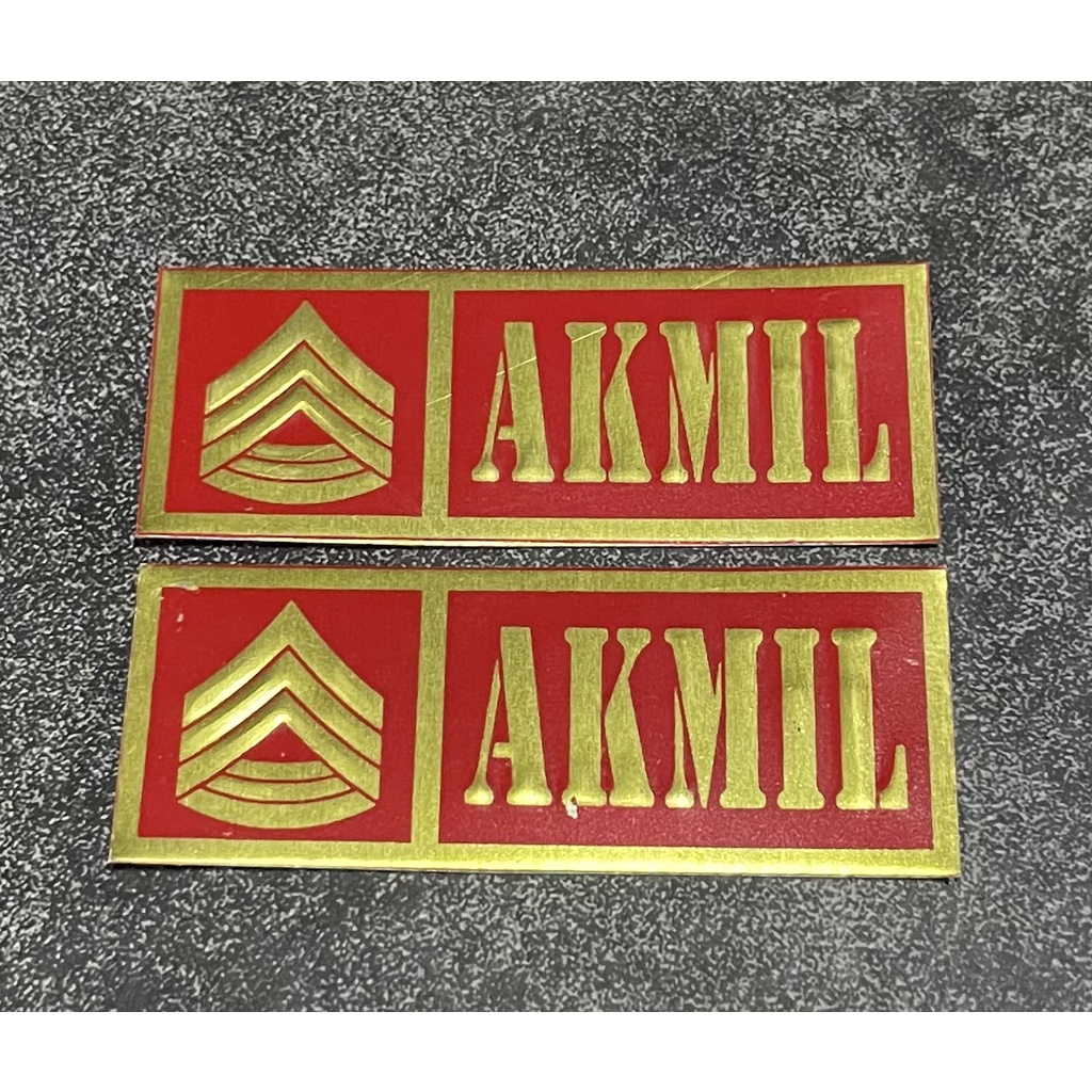 Jual Sticker Plat AKMIL - Stiker Plat AKMIL - Stiker AKMIL Mobil ...