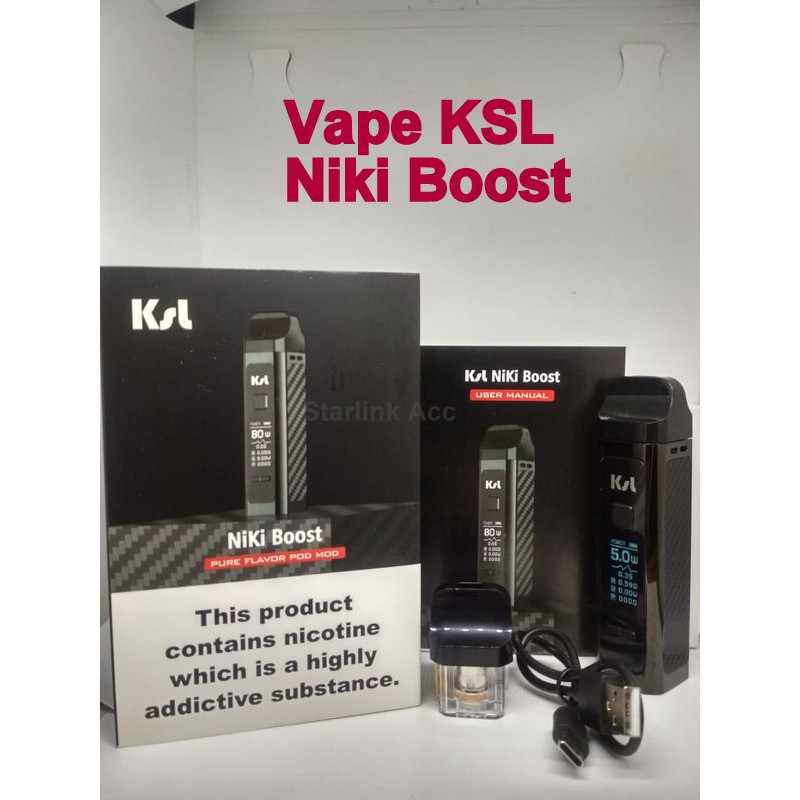 Jual BEST AUTHENTIC.....!!!!!! KSL NIKI BOOST POD MOD 80W - RANDOM ...