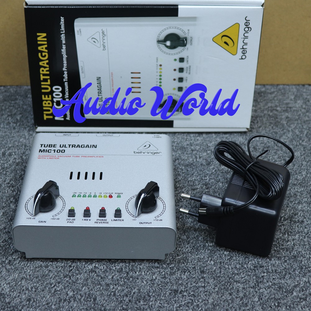 Jual BEHRINGER MIC 100 MIC-100 MIC ULTRAGAIN MICROPHONE PREAMPLIFIER ...