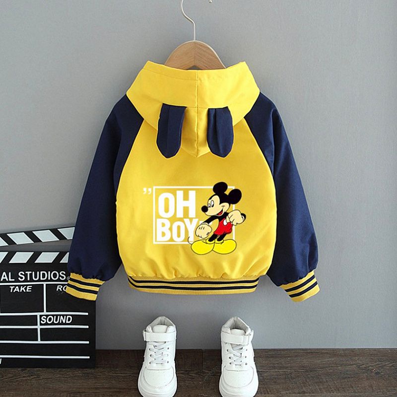 Jual Jaket Anak Laki Laki Panjang Impor Mickey Mouse Telinga 3D Usia 2 ...