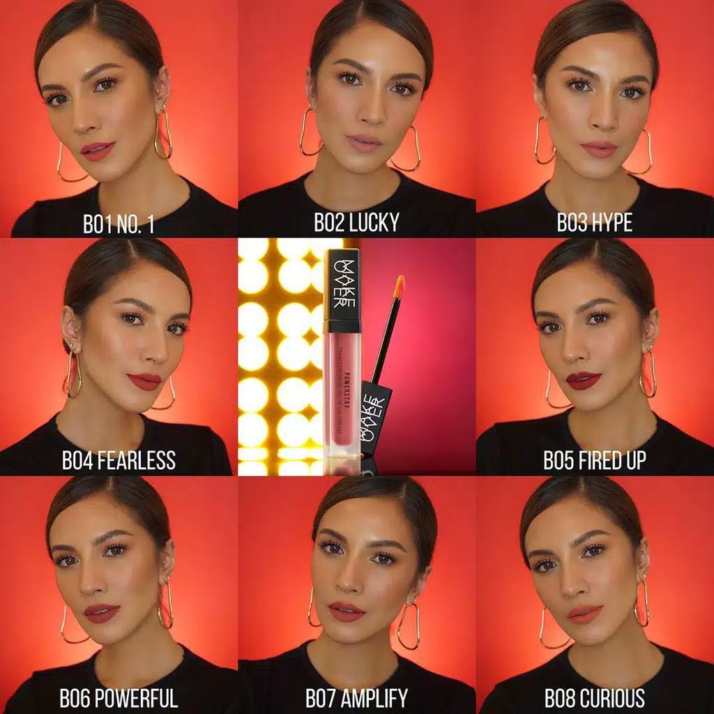 Jual ️ StoryofMU ️ MAKE OVER MakeOver Powerstay Transferproof Matte Lip ...