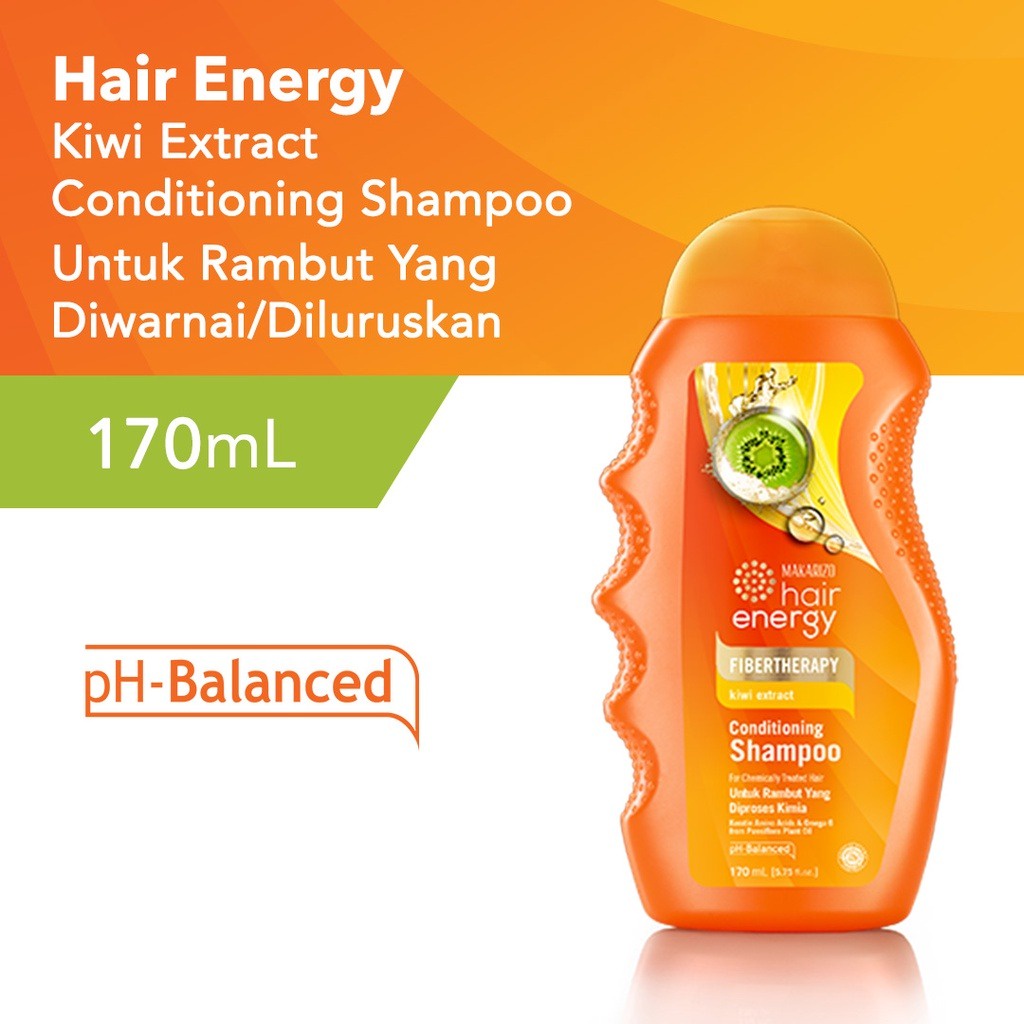 Jual ORIGINAL Makarizo Hair Energy Conditioning Shampoo Sampo Botol Besar 170 / 330 ML Shampo ...