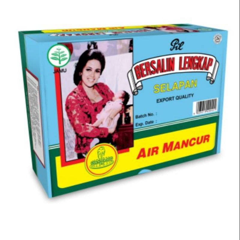 Jual Pil Jamu Bersalin Lengkap Kemasan Kaleng Air Mancur 40 hari ...