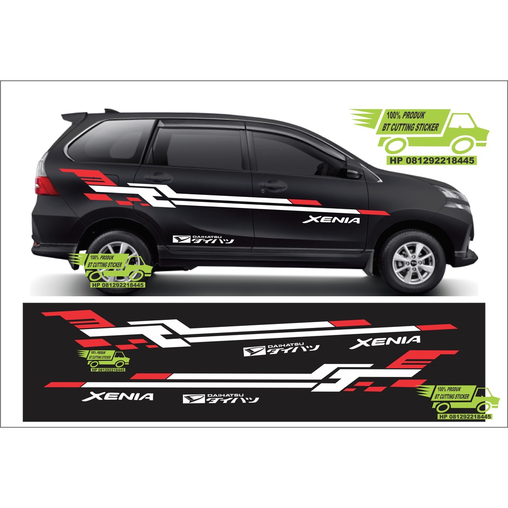 Jual Sticker Daihatsu xenia stiker xenia sticker xenia sticker cutting ...
