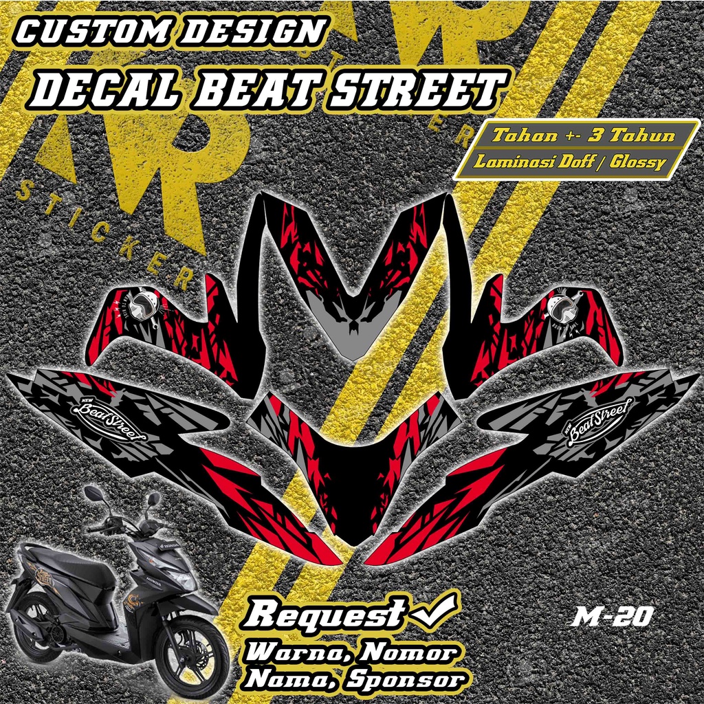 Jual Stiker Decal Fullbody Beat Street 2017-2019 | Custom Desain ...