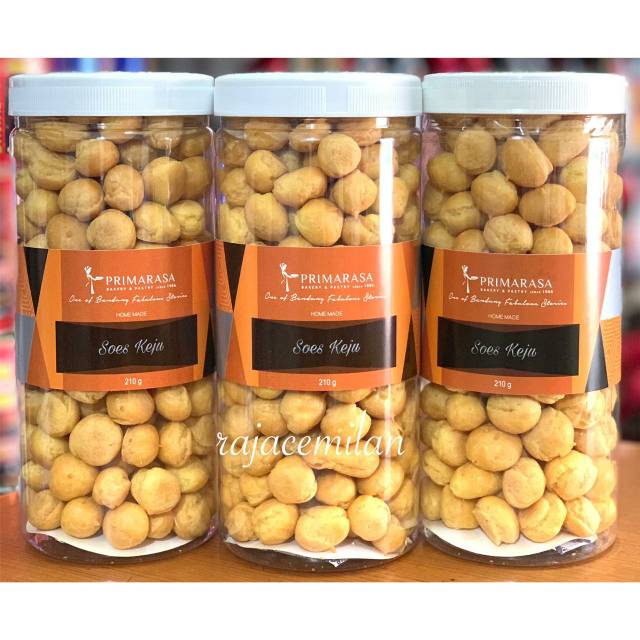 Jual Soes Keju Prima Rasa 200 Gram/Snack Cemilan Oleh Oleh Bandung ...