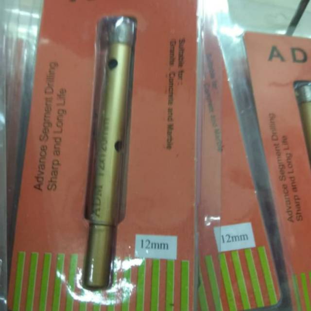 Jual MATA BOR GRANIT 12MM / MATA BOR MARMER / ADM DIAMOND CORE DRILL ...