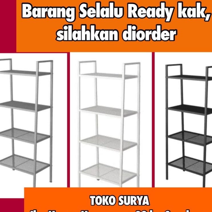 Jual INFORMA RAK BESI TINGKAT 4 SUSUN RAK BUKU RAK AESTHETIC NAKASRAK ...